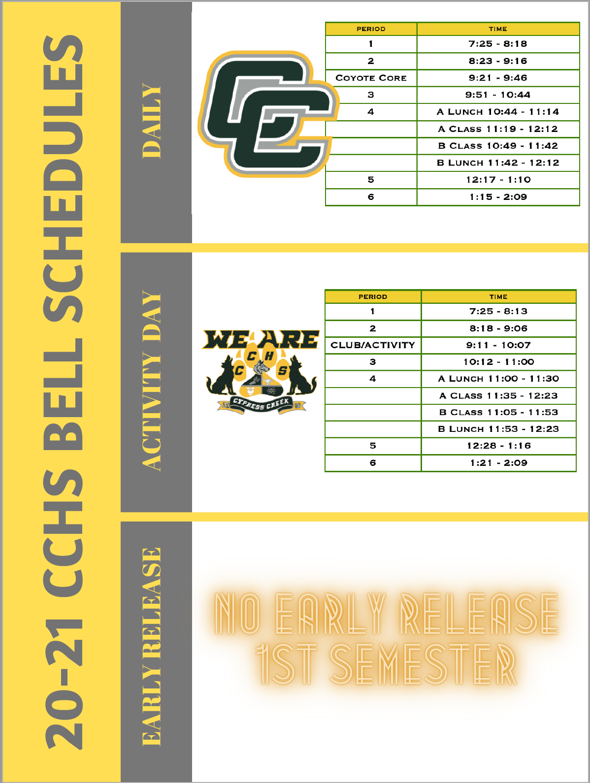 School Information | Cypress Creek High School