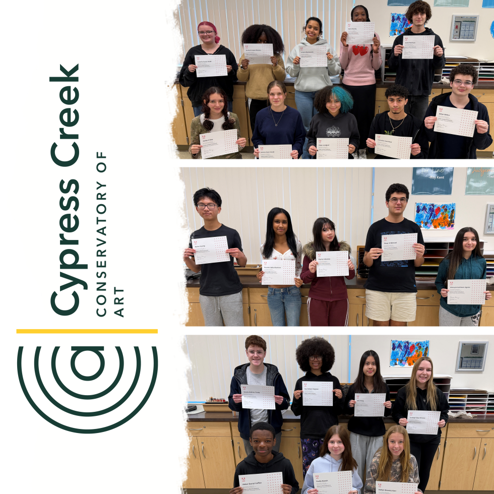 Digital Art Students Earn Photoshop Credentials | Cypress Creek High School